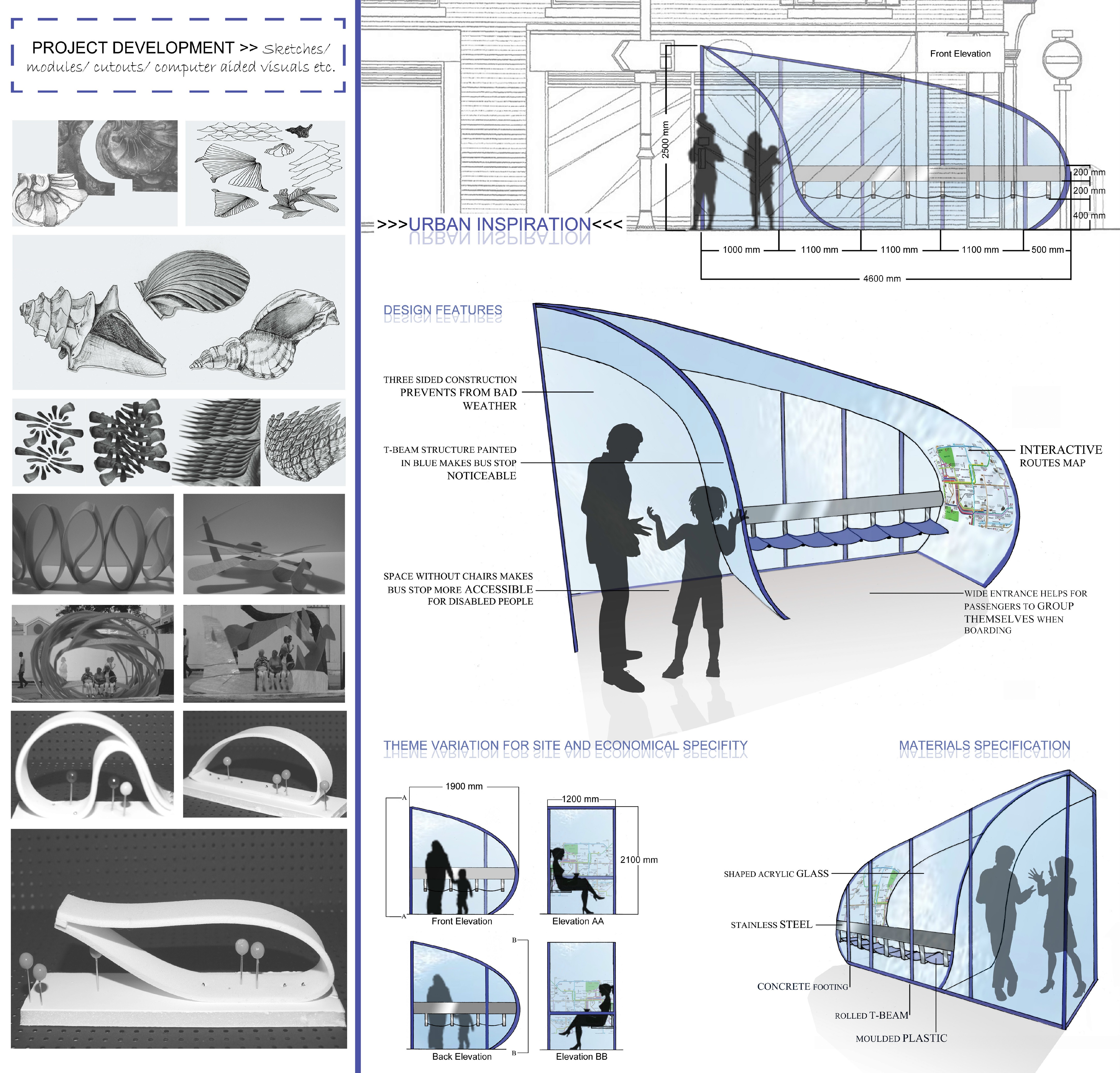 Bus Terminal Design Concept Plans