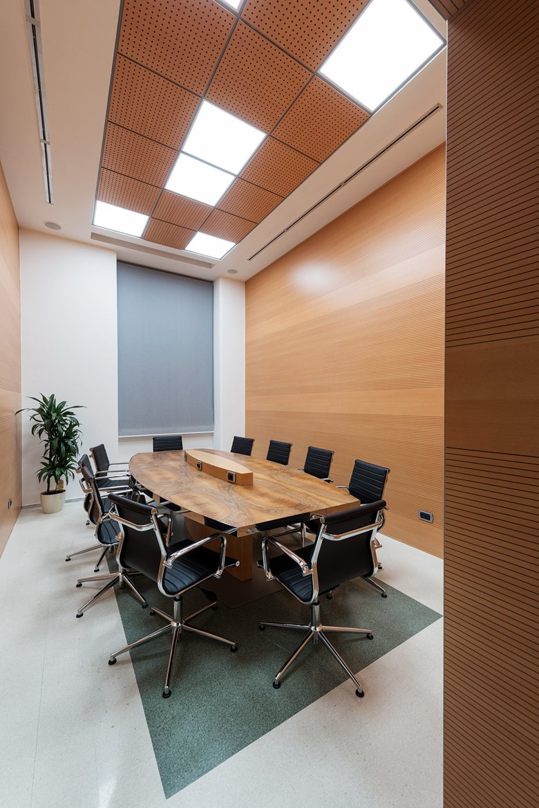 Pannelli per controsoffitto acustico in MDF 60x60/120 SYSTEM - FANTONI