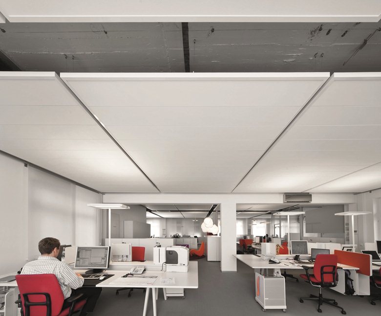 Pannelli per controsoffitto acustico in fibra minerale ACUSTICA ...