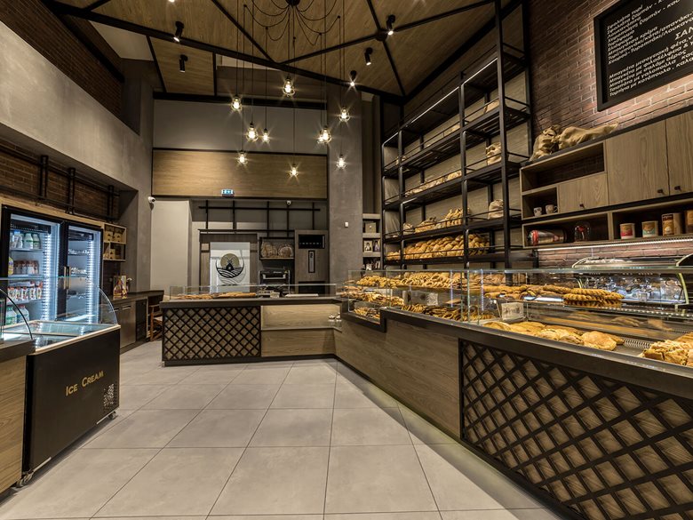 Rustic Bakery Interior Design