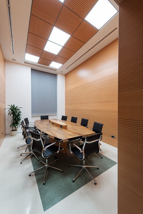 Pannelli per controsoffitto acustico in MDF 60x60/120 SYSTEM - FANTONI