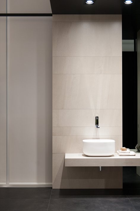 Lavabo da appoggio quadrato in Krion® UNIQUE | Lavabo da appoggio - Porcelanosa